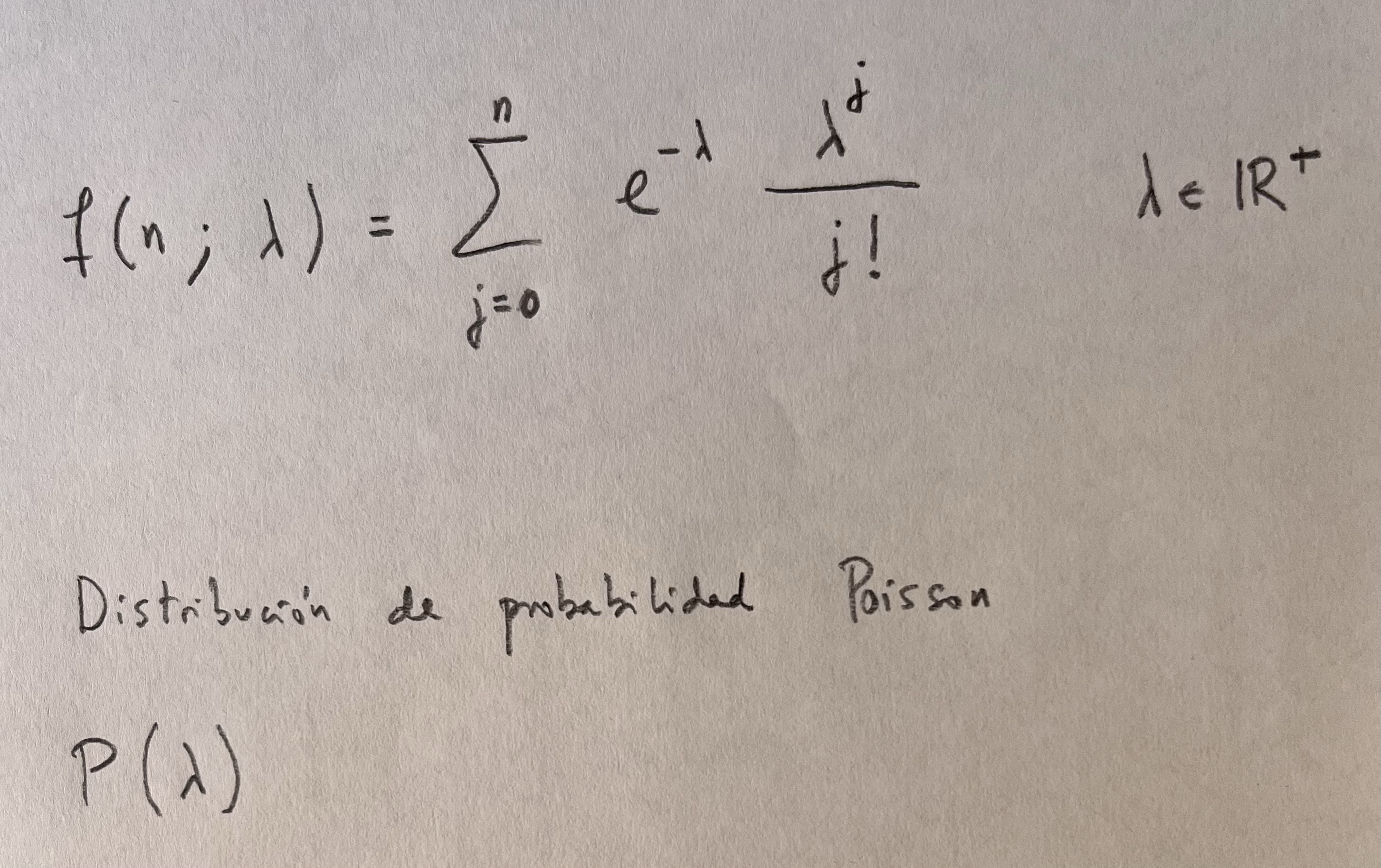 Función matemática 36: Distribución de probabilidad Poisson | LA ...