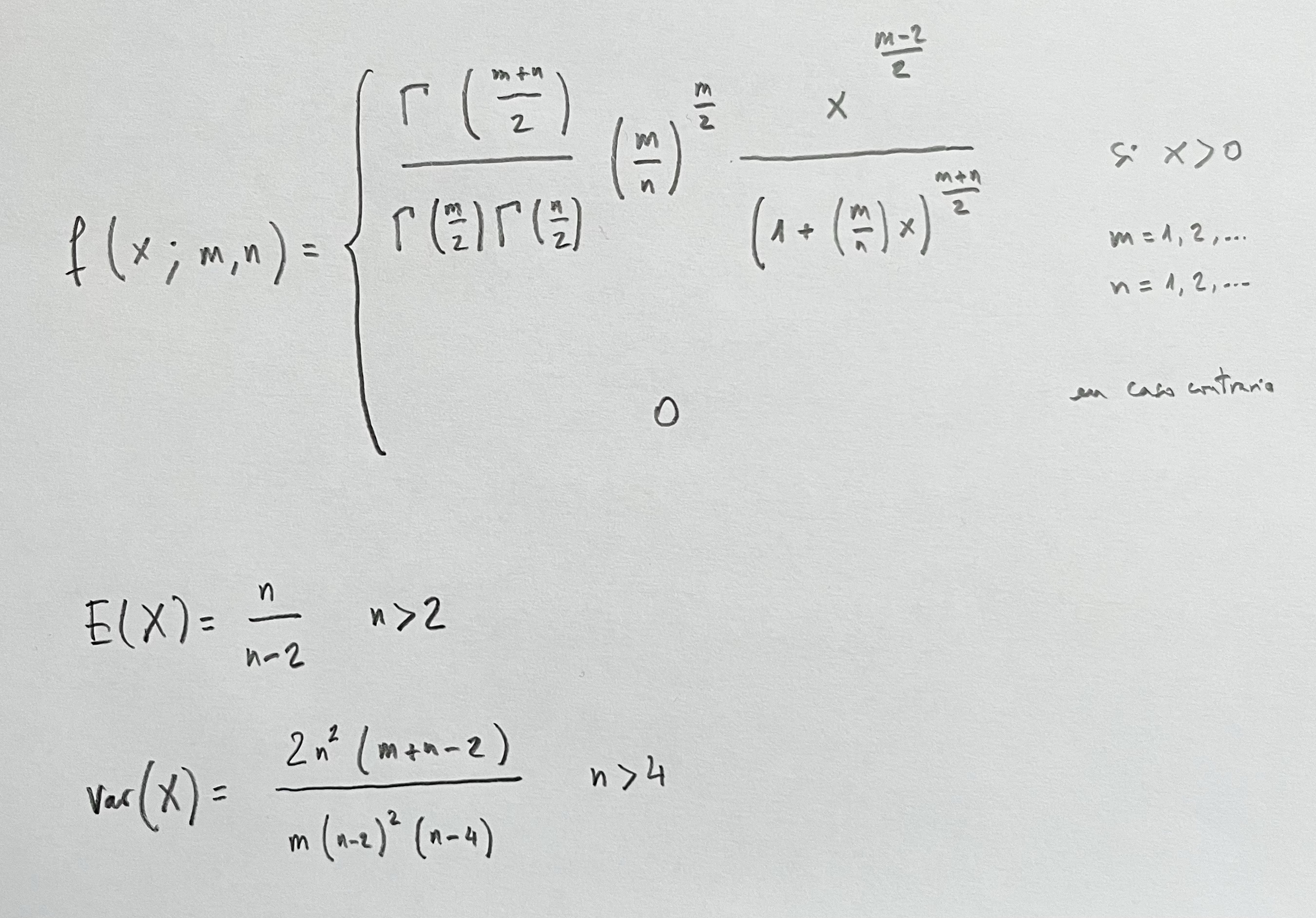 8. Distribución F de Fisher | LA MATEMÁTICA Y LA ESTADÍSTICA: UNA ...